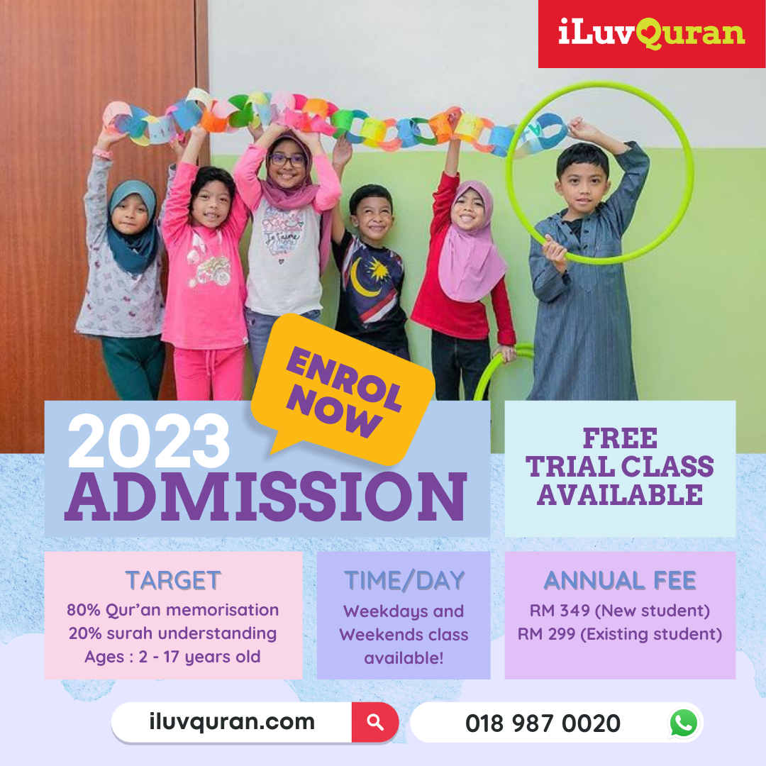 Fun Quran Class at Shah Alam - iLuvQuran - LunaStory.com