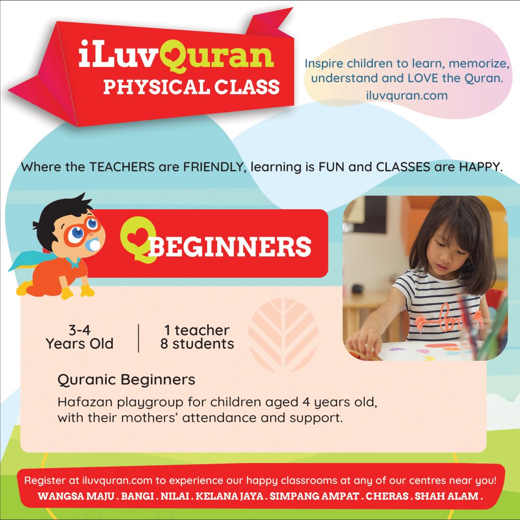 Fun Quran Class at Shah Alam - iLuvQuran - LunaStory.com